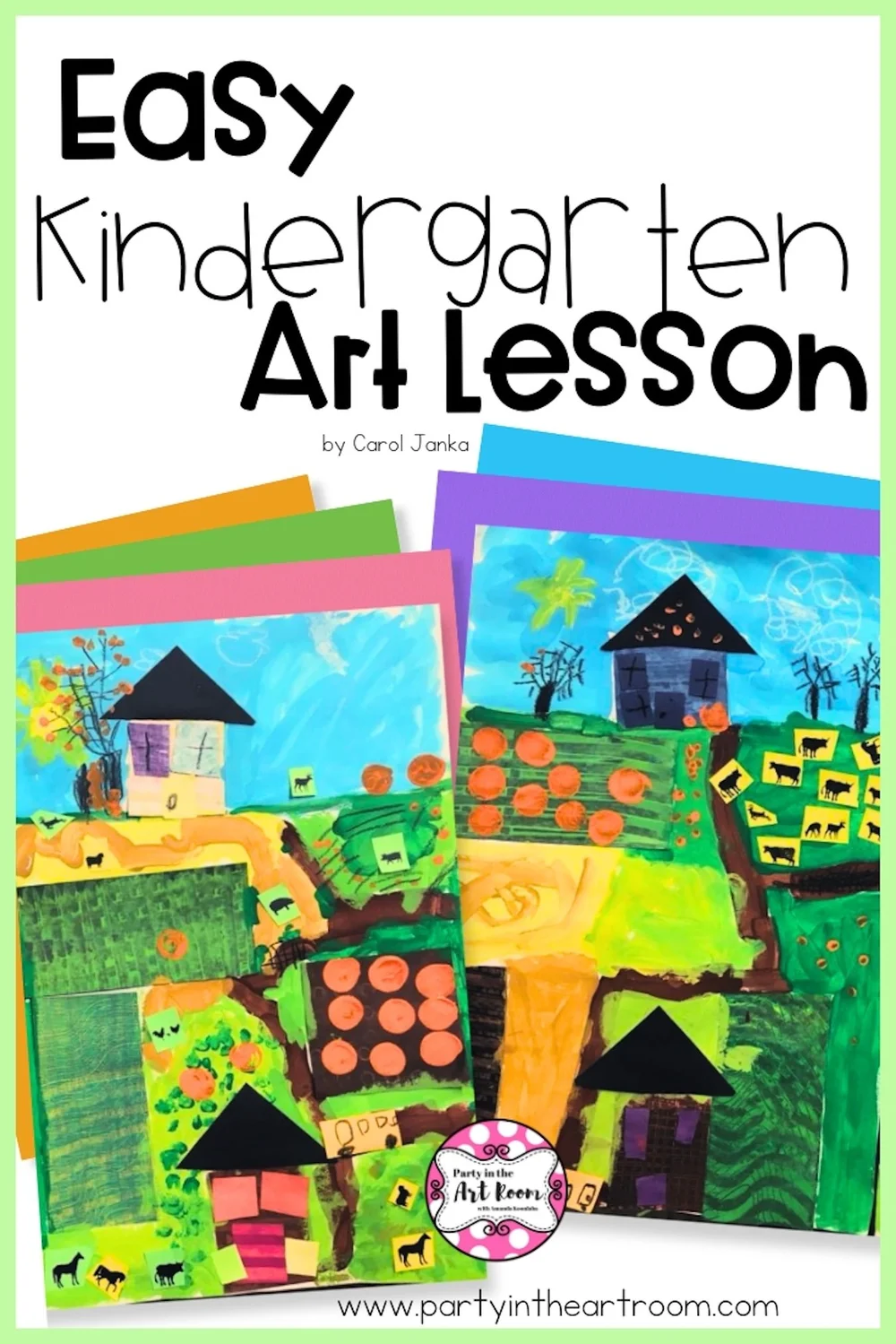 How to Teach Depth to Kindergarten: Easy Art Lesson — Party in the Art Room