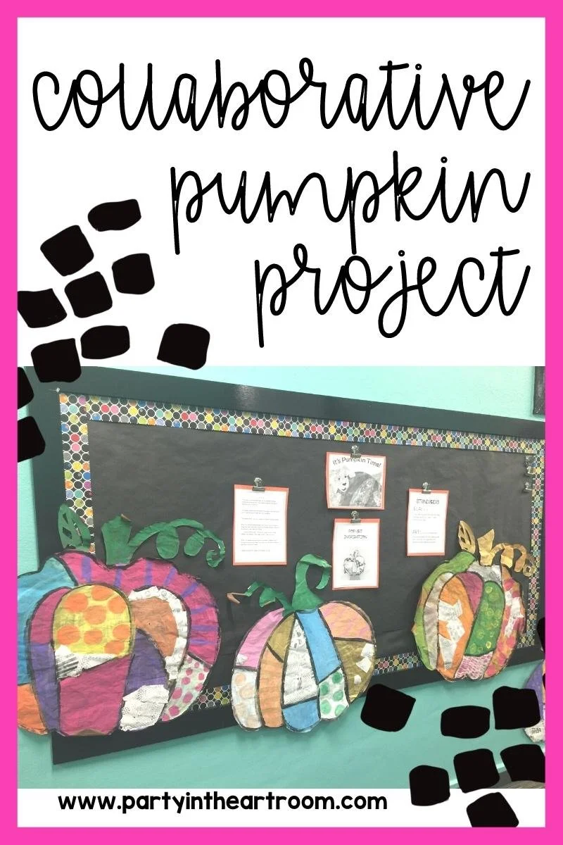 Pop Art Collaborative Pumpkin Art Project — Party in the Art Room