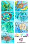 How to Create a Simple Sea Turtle Drawing | Easy Sea Turtle Drawing and ...