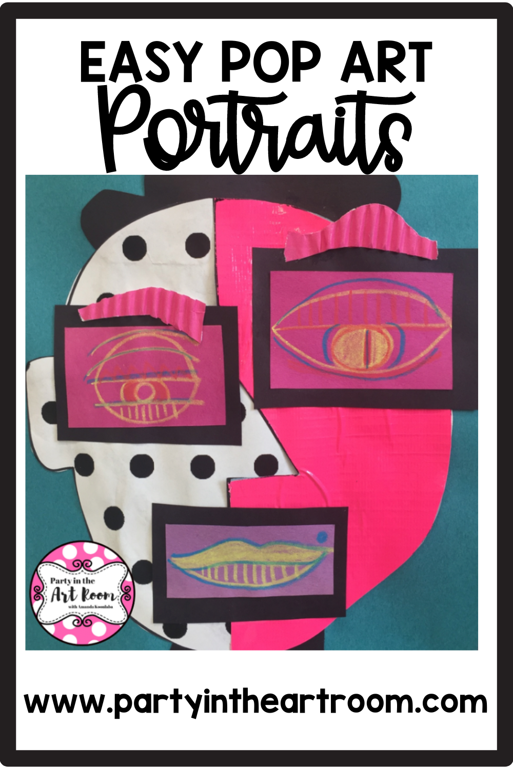 Fun and Easy Pop Art Self Portraits With a Twist for Elementary Class ...