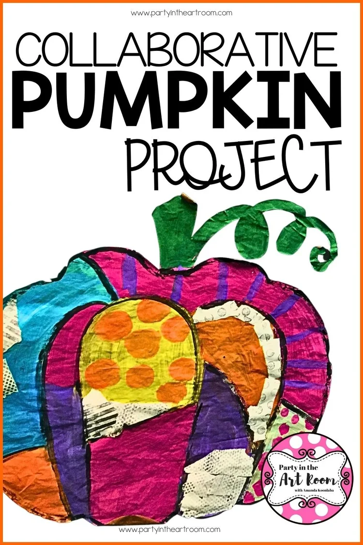 Pop Art Collaborative Pumpkin Art Project — Party in the Art Room