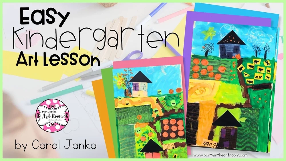 How to Teach Depth to Kindergarten: Easy Art Lesson — Party in the Art Room