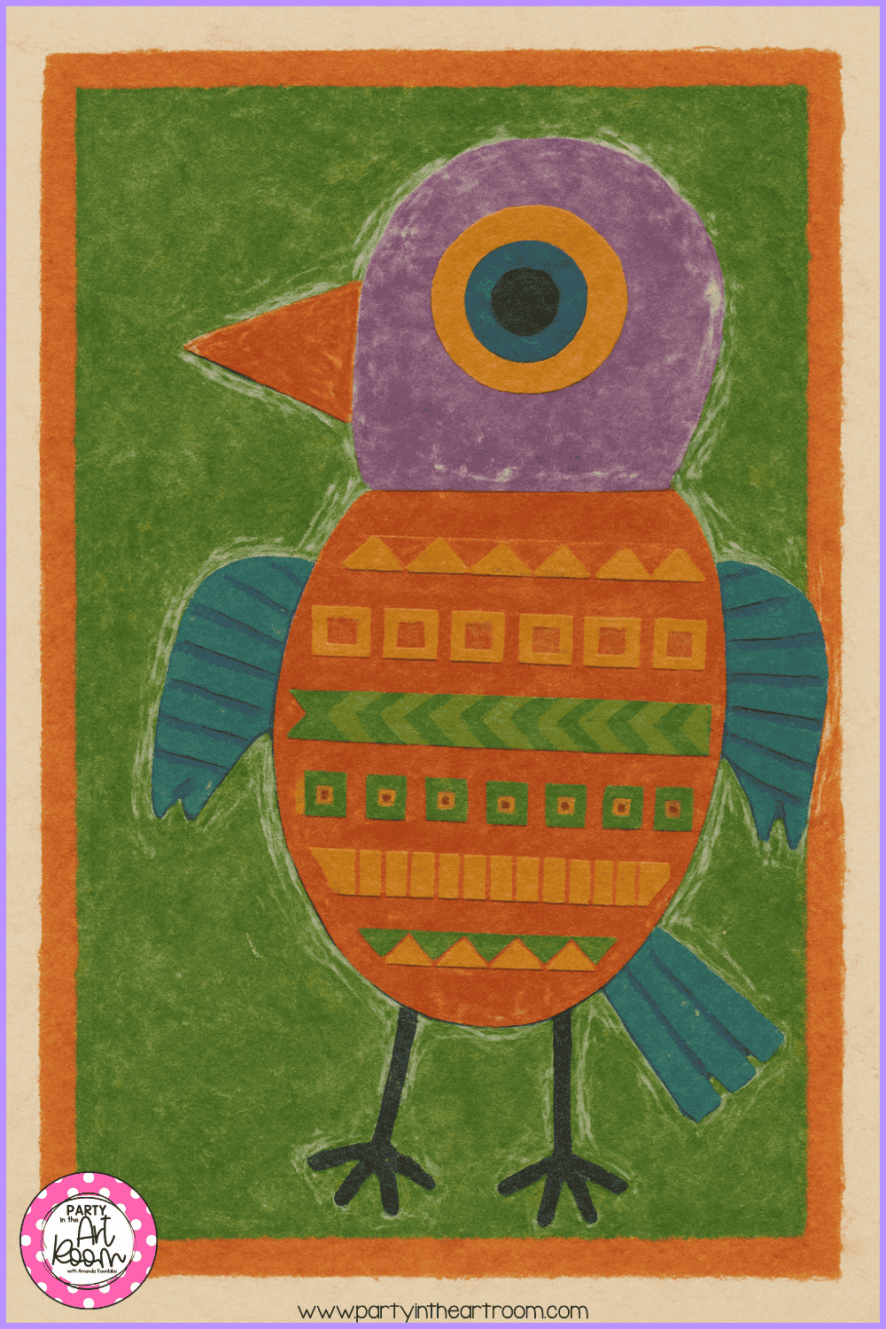 Easy Bird Collage Art Project for Kids: Bright, Bold, and Full of ...
