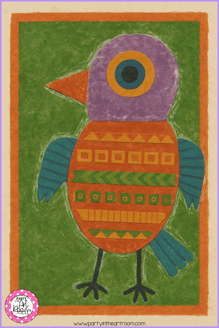 Easy Bird Collage Art Project for Kids: Bright, Bold, and Full of ...