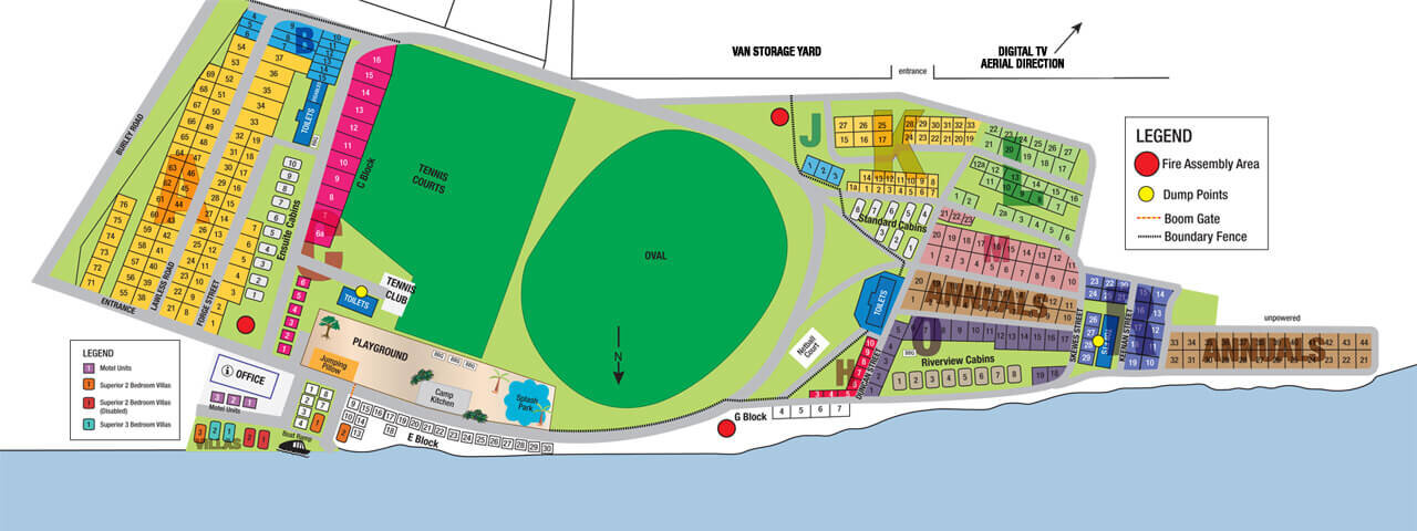 Powered Sites — Yarrawonga Holiday Park