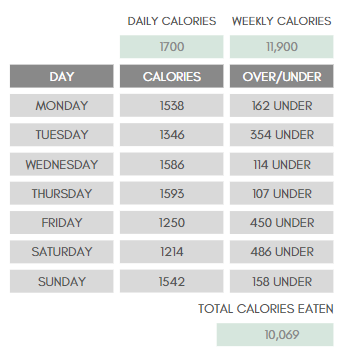 Weight Watchers Points VS Calorie Counting: One Week of Tracking Both ...