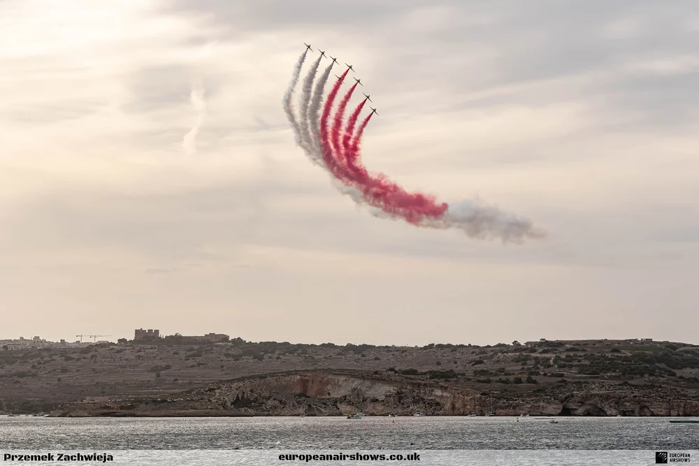 Red Arrows Set to Return to Malta in 2025 — European Airshows