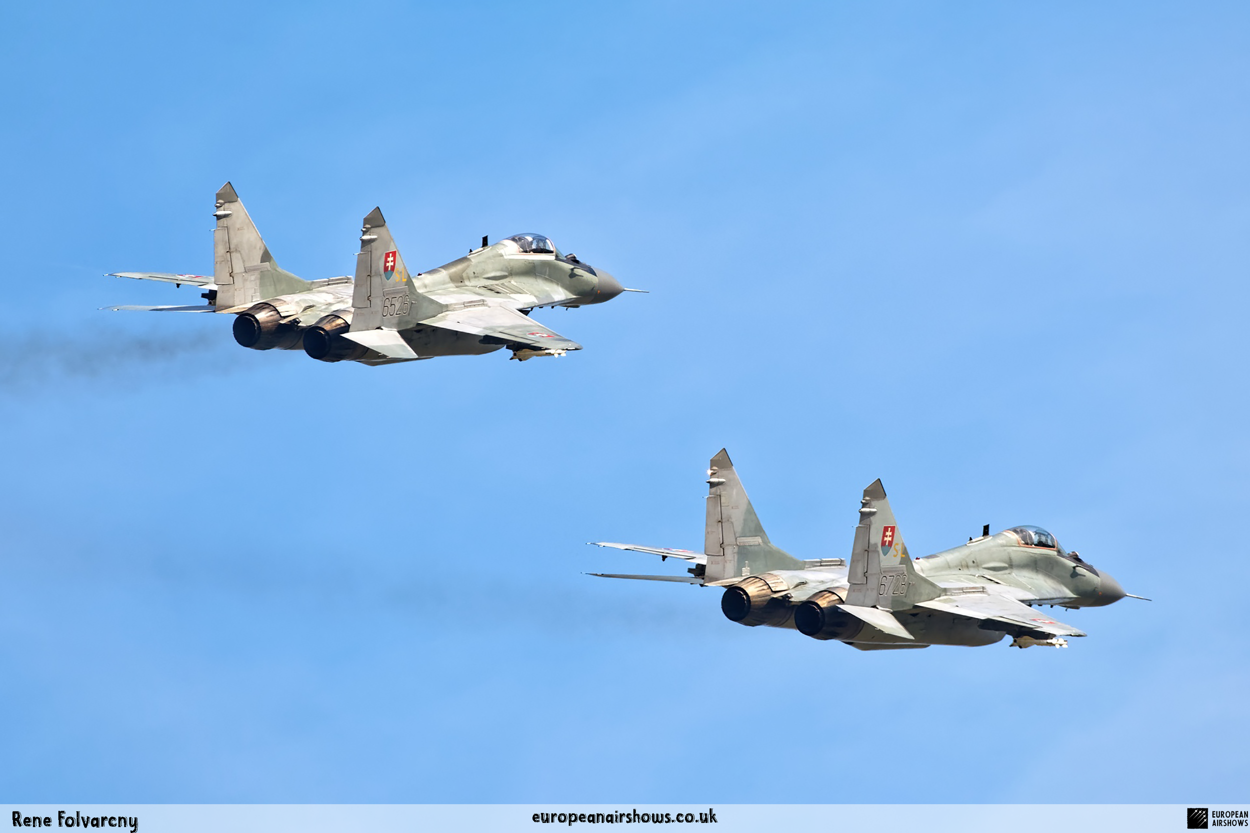 LAST AIRSHOW APPEARANCE FOR SLOVAK FULCRUMS — European Airshows