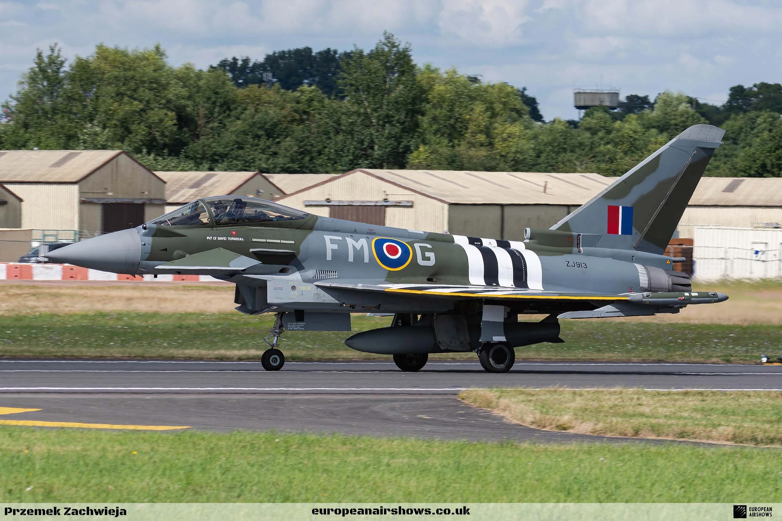 RAF Typhoon Display Team Bids Farewell to ‘Moggy’ — European Airshows
