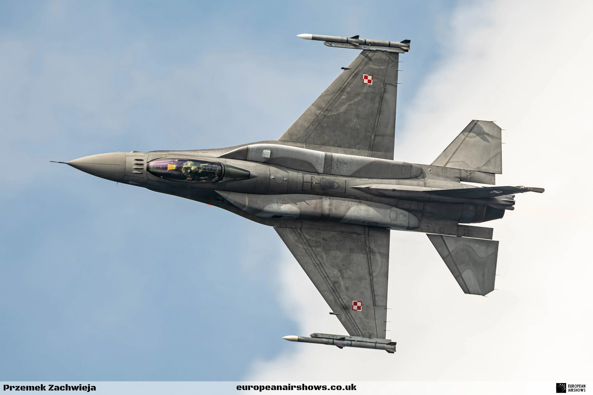 Polish Air Force F-16 Tiger Demo Team to Debut at Cosford in 2025 ...