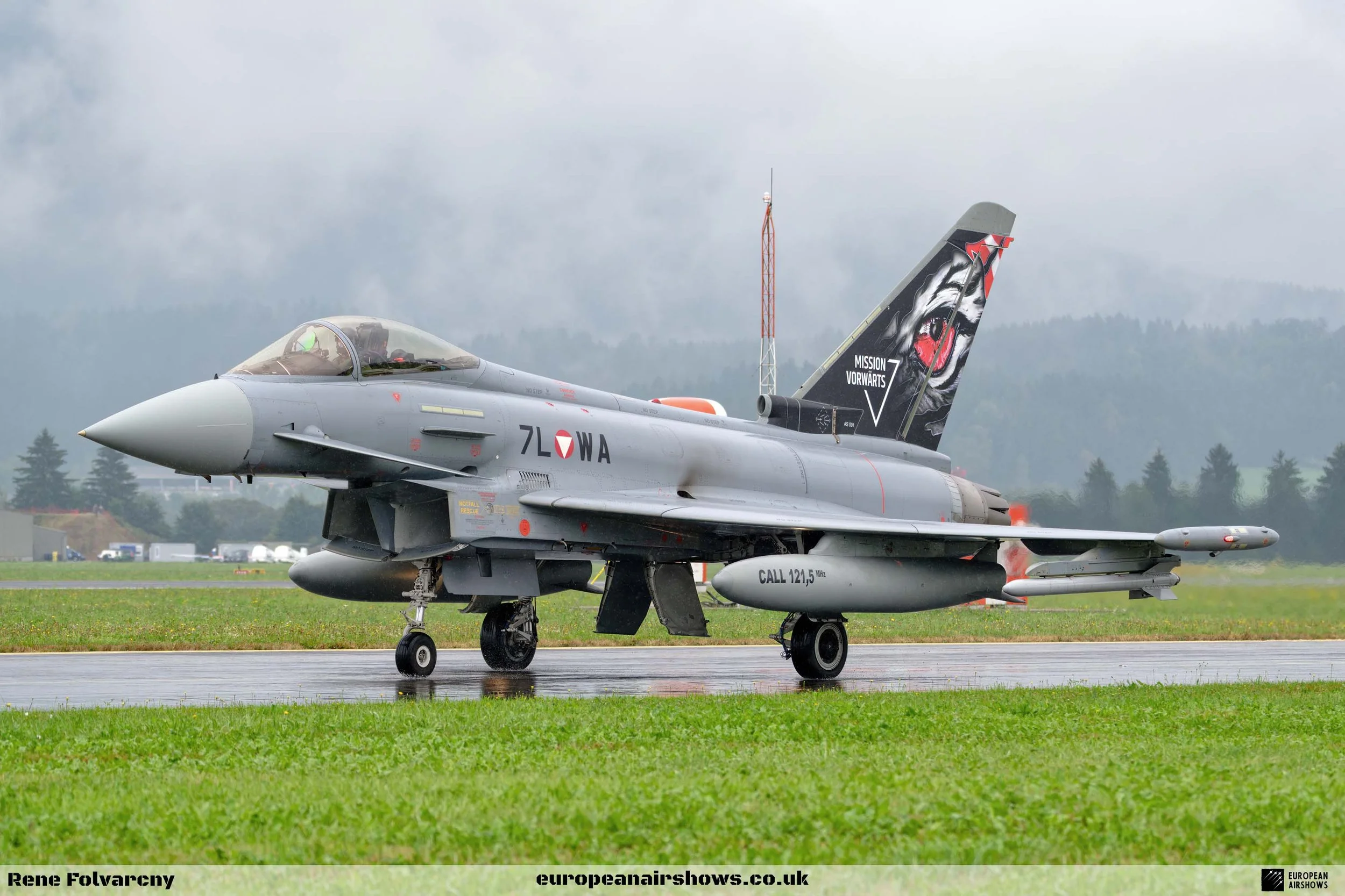 Austrian Air Force Eurofighter Display Team | Eurofighter Typhoon ...