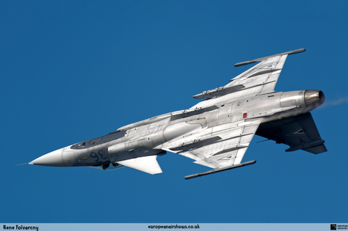 Hungarian Air Force Gripen Solo Display — European Airshows