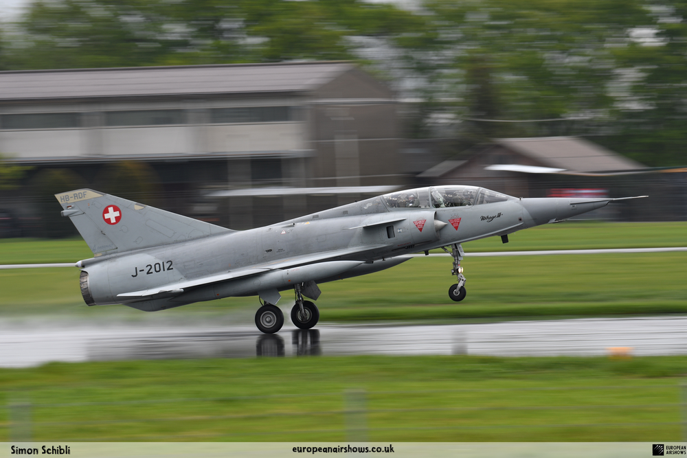 MIRAGE IIIDS HB-RDF FINAL FLIGHT — European Airshows