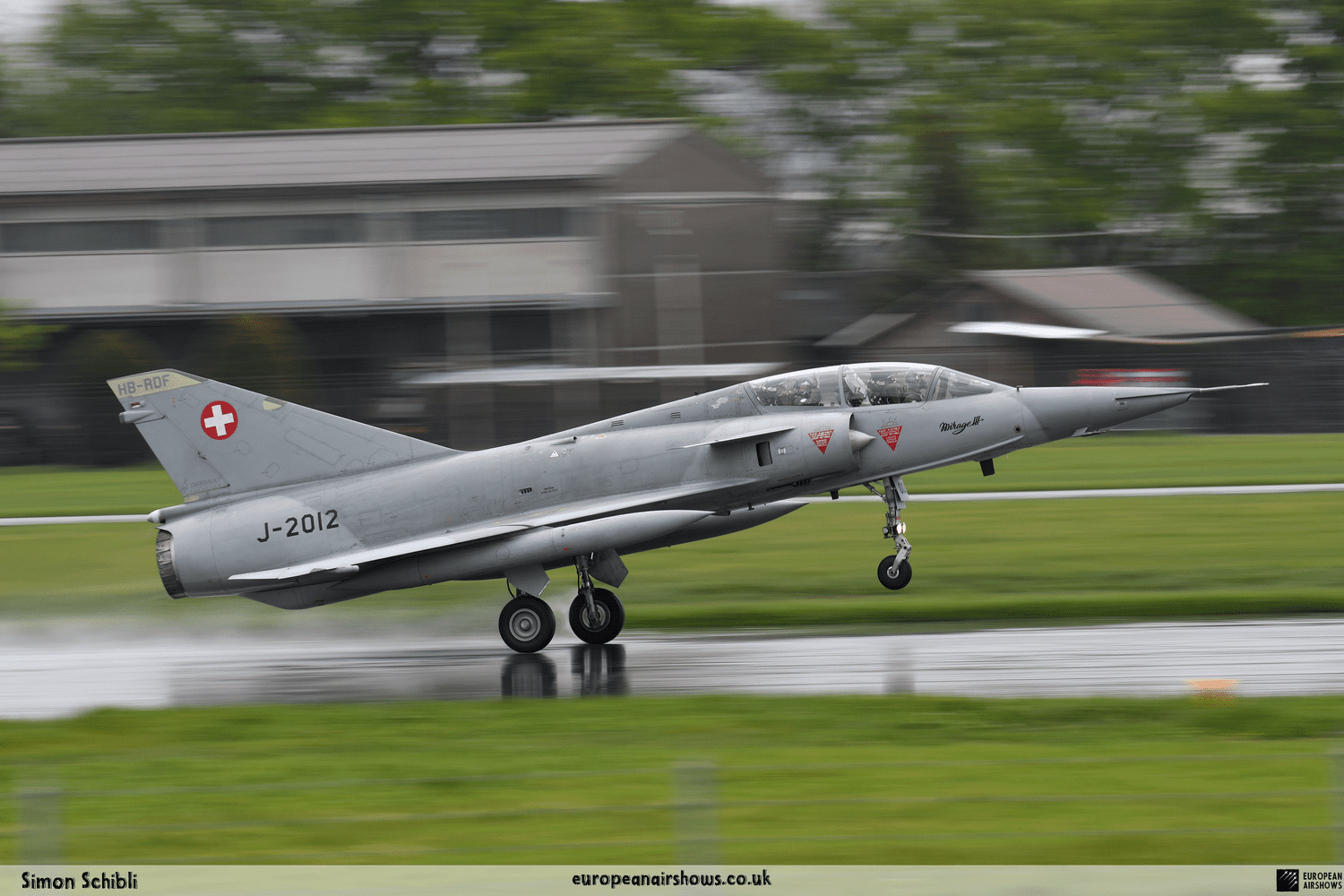 MIRAGE IIIDS HB-RDF FINAL FLIGHT — European Airshows