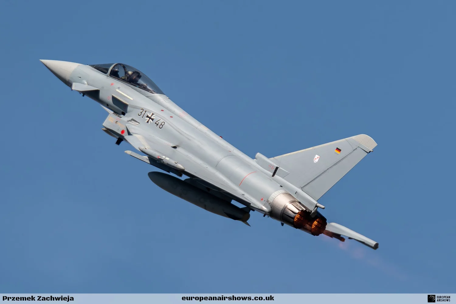 German Air Force Eurofighter Solo Display | Eurofighter Typhoon ...