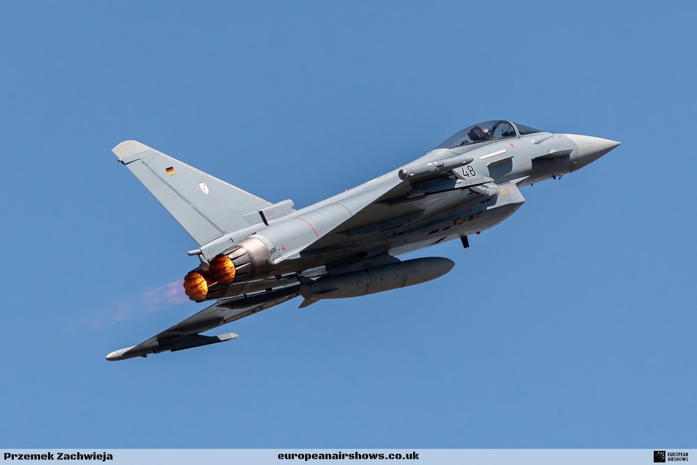 German Air Force Eurofighter Solo Display | Eurofighter Typhoon ...