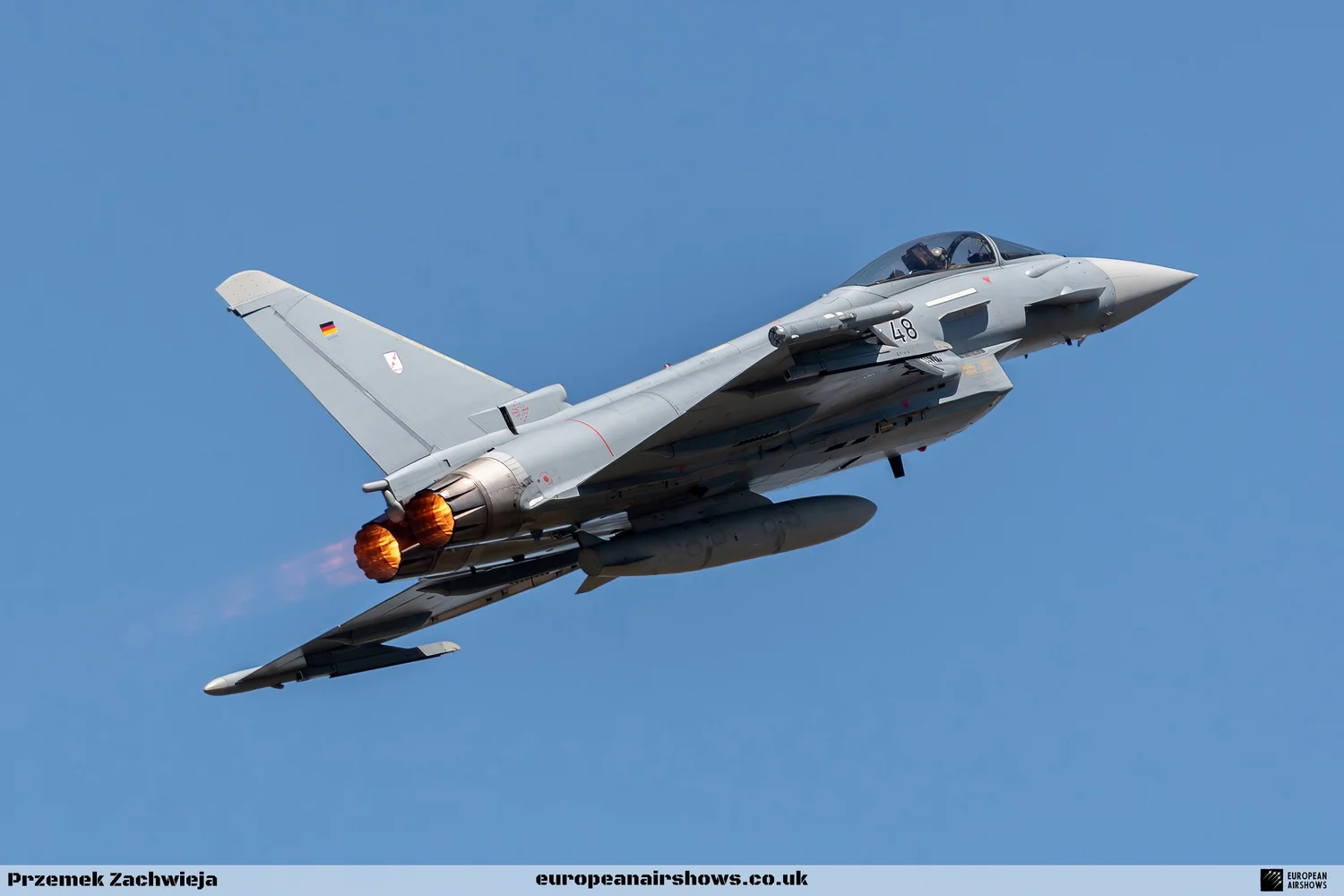 German Air Force Eurofighter Solo Display | Eurofighter Typhoon ...