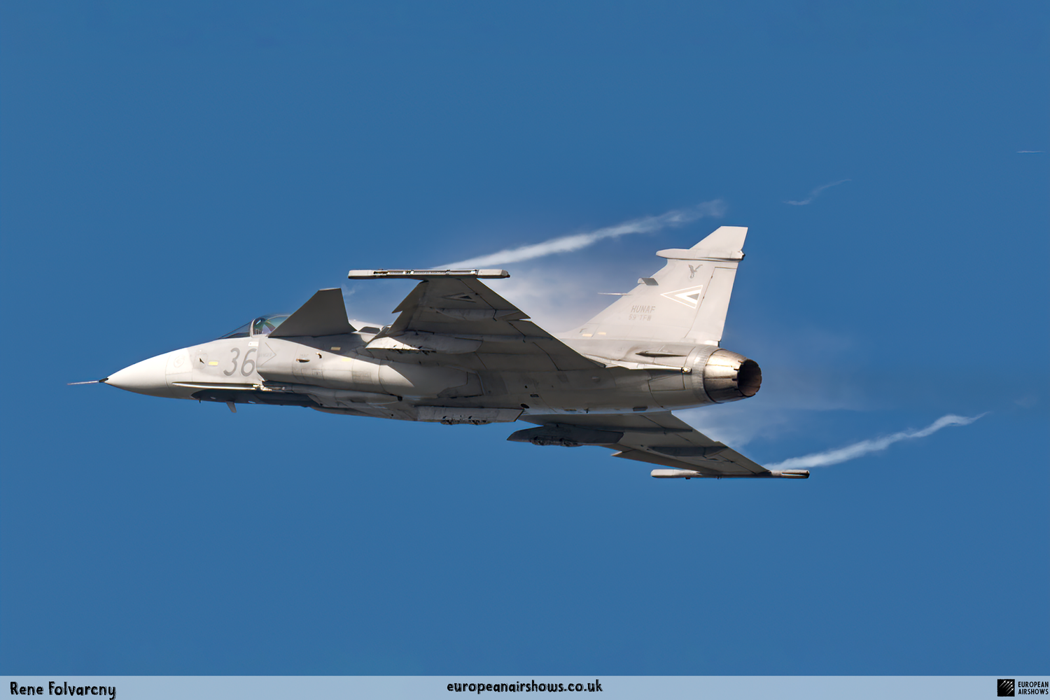 Hungarian Air Force Gripen Solo Display | Saab JAS 39C Gripen ...