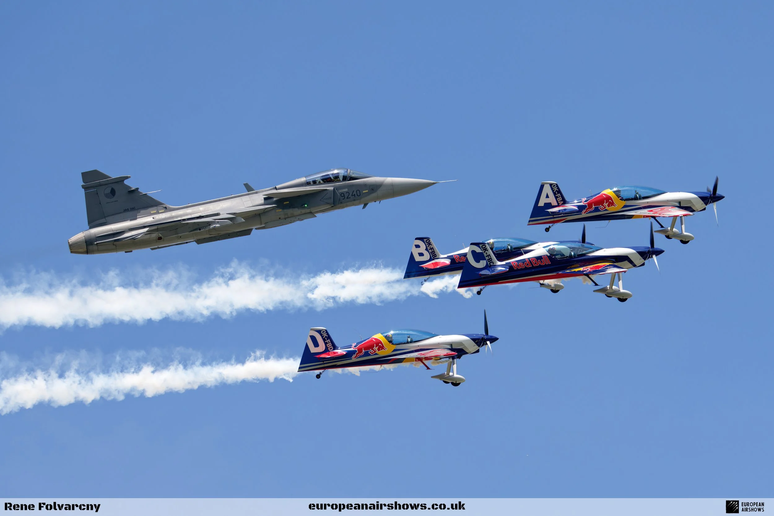Czech Gripen and Flying Bulls Aerobatic Team to Perform Rare Joint ...