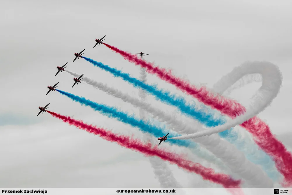 The Red Arrows, Tutor and Lancaster are among the attractions at the ...