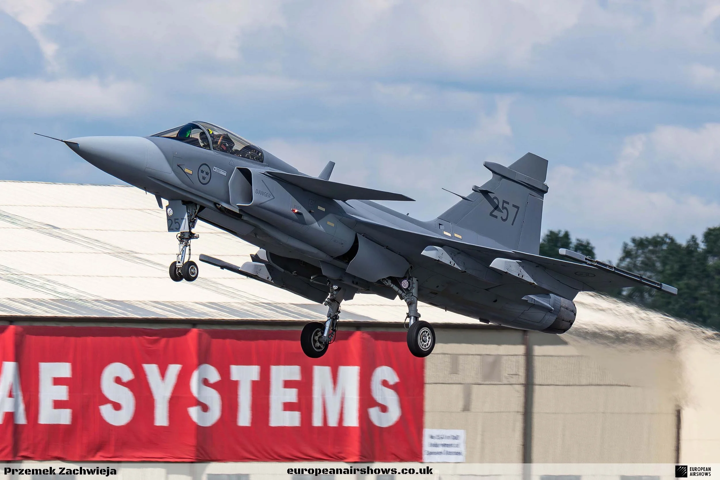 Swedish Air Force Gripen Solo Display — European Airshows