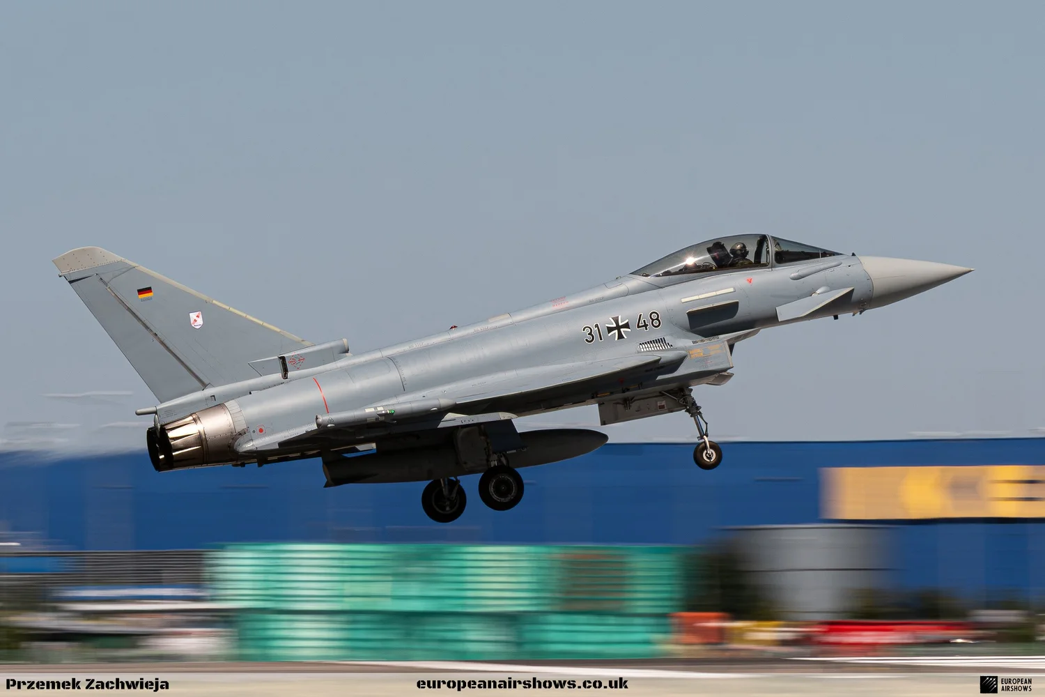 German Air Force Eurofighter Solo Display | Eurofighter Typhoon ...