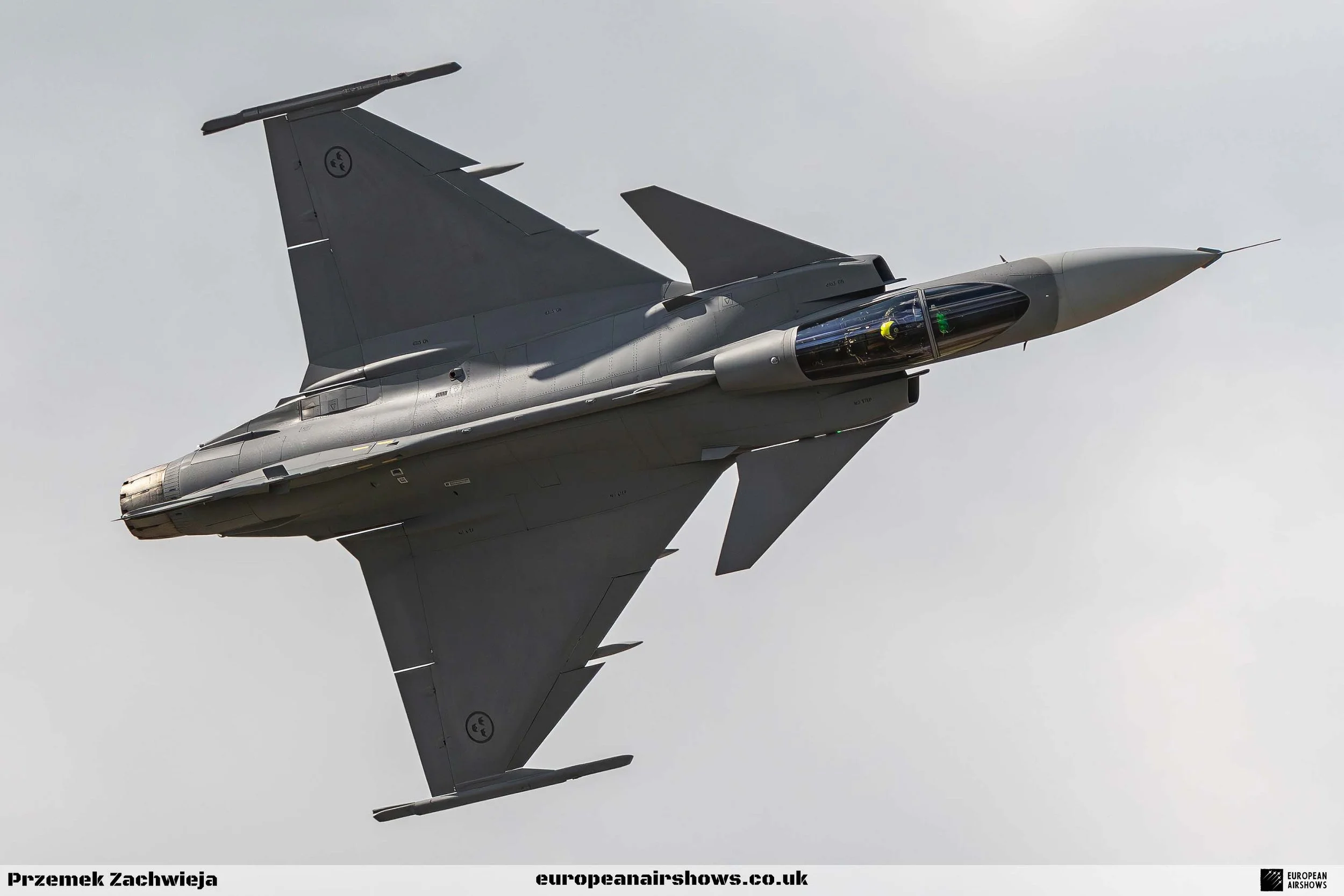 Swedish Air Force Gripen Solo Display — European Airshows