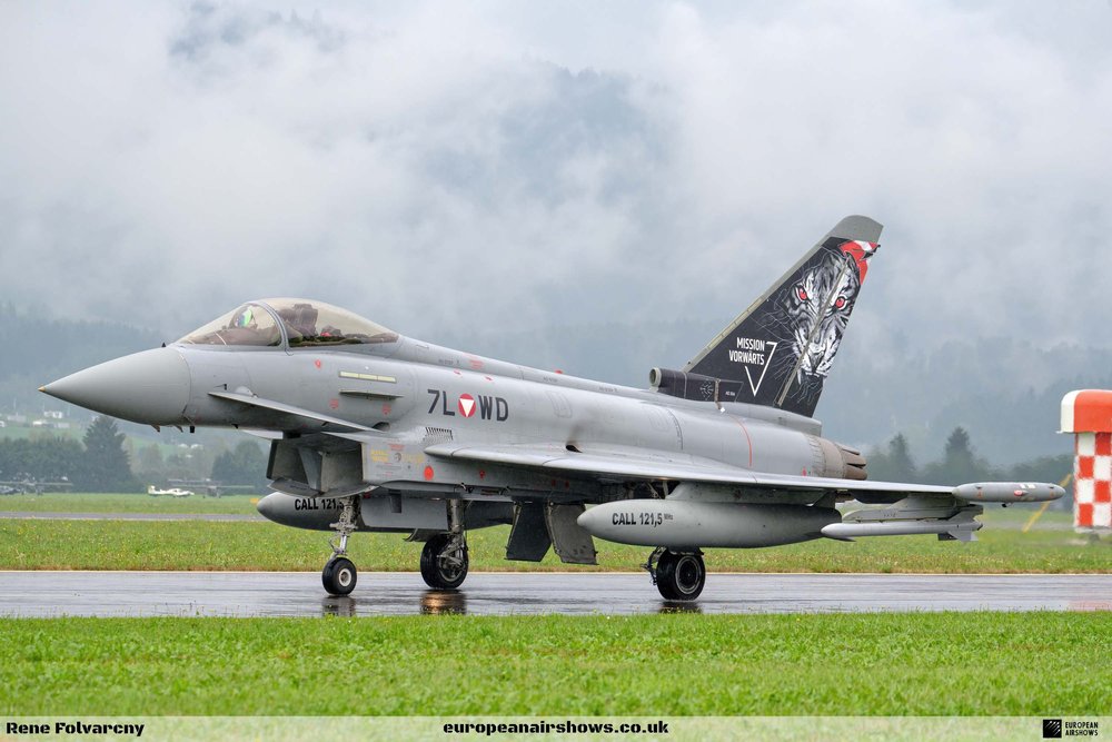Austrian Air Force Eurofighter Display Team | Eurofighter Typhoon ...