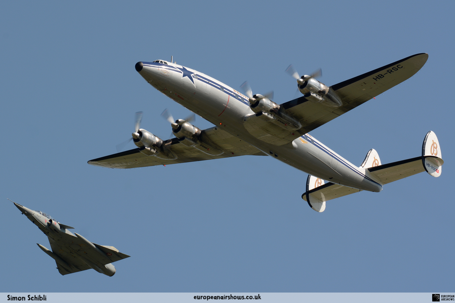 MIRAGE IIIDS HB-RDF FINAL FLIGHT — European Airshows