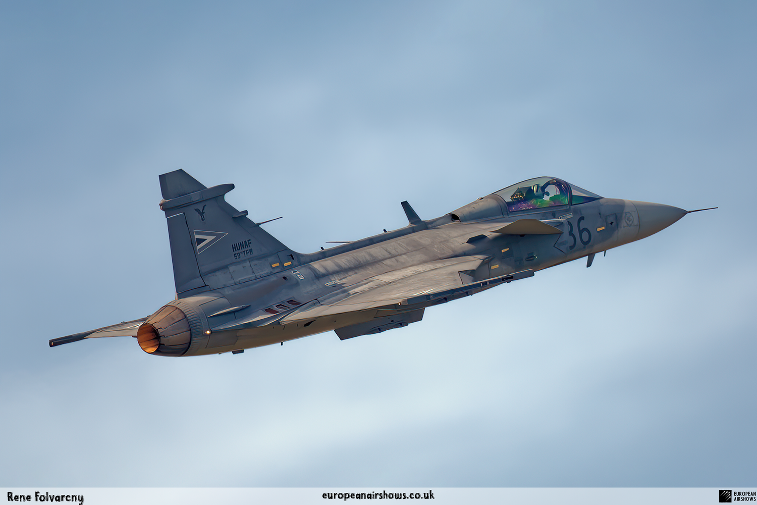 Hungarian Air Force Gripen Solo Display — European Airshows
