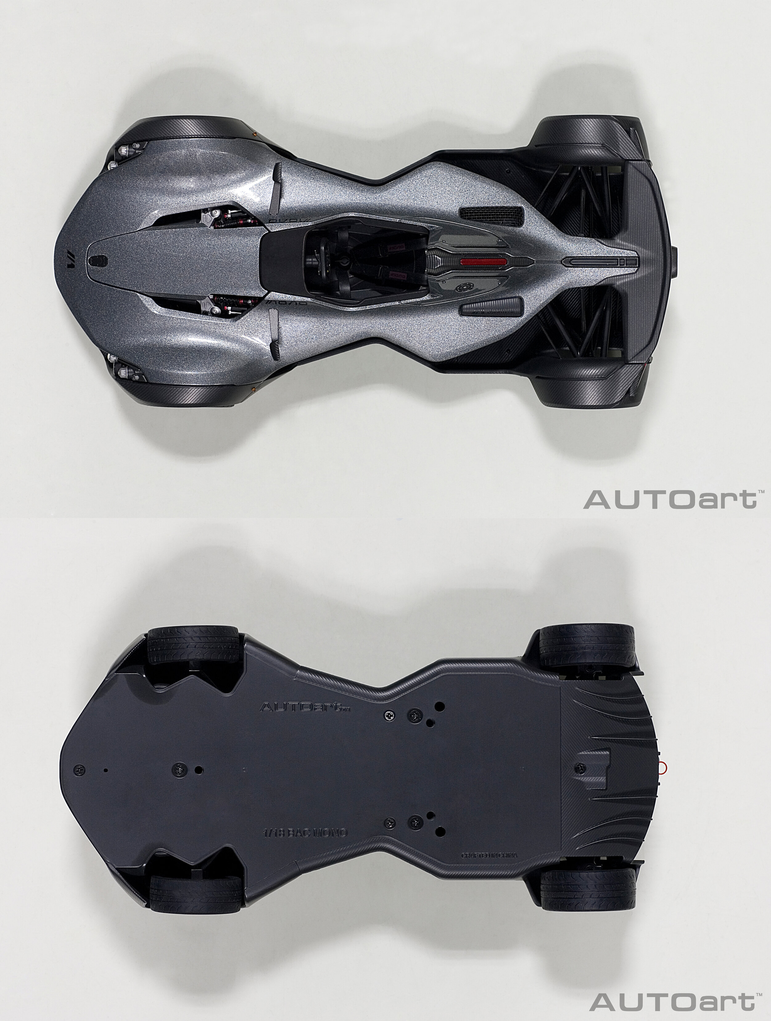 BAC Mono 1:18 - Metallic Grey — BAC