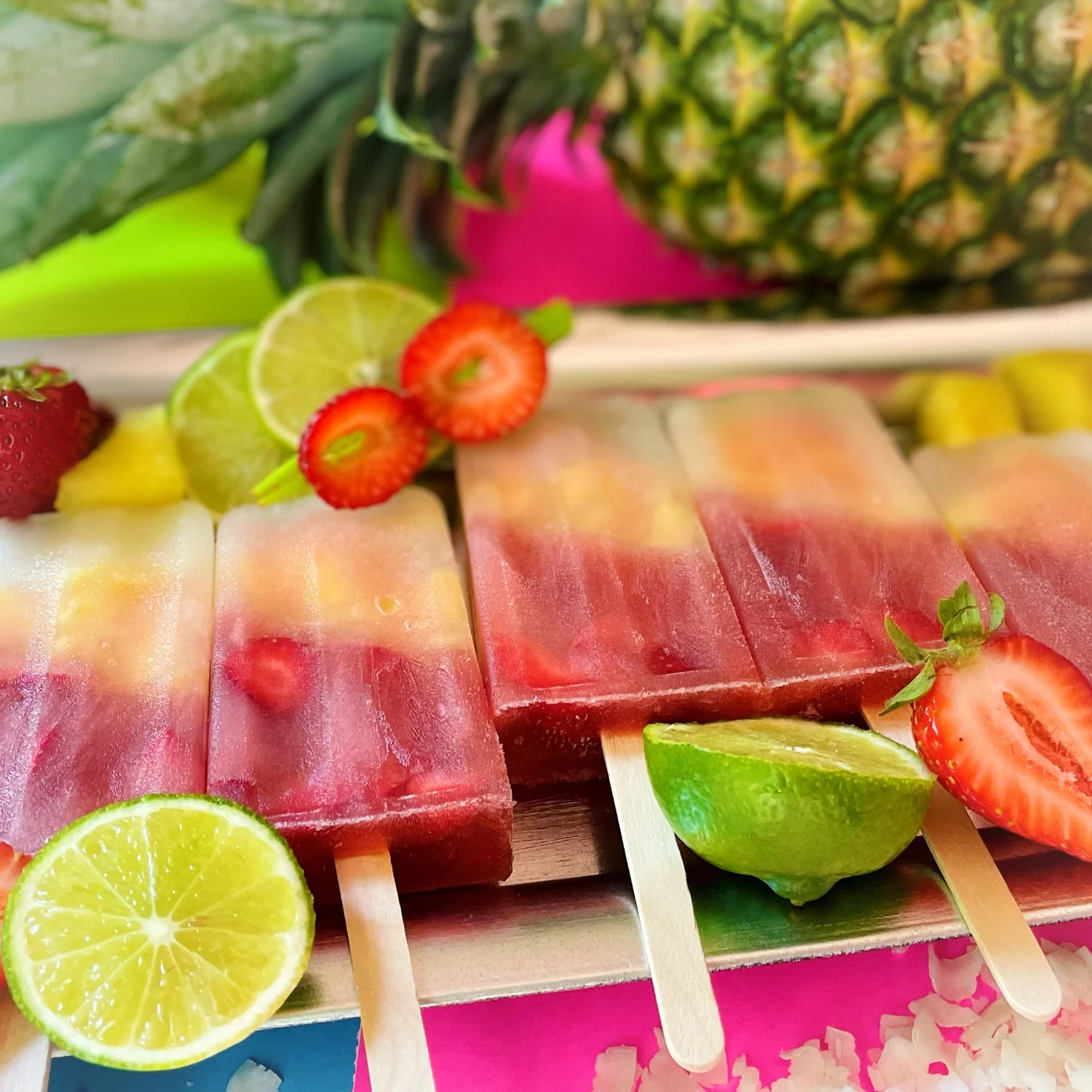 Miami Vice Popsicles — Inspiration Apron