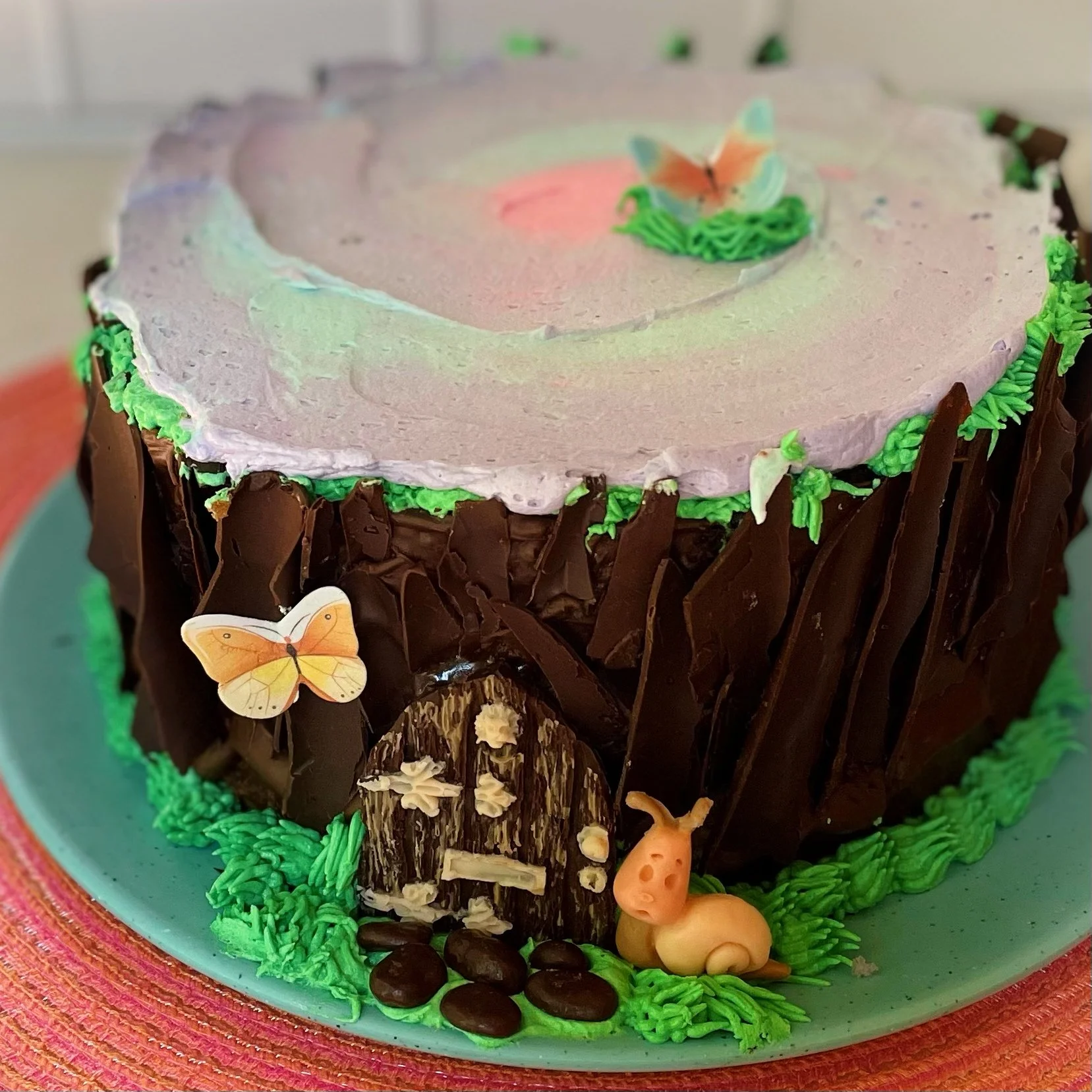 Fairy Tree Stump Cake — Inspiration Apron