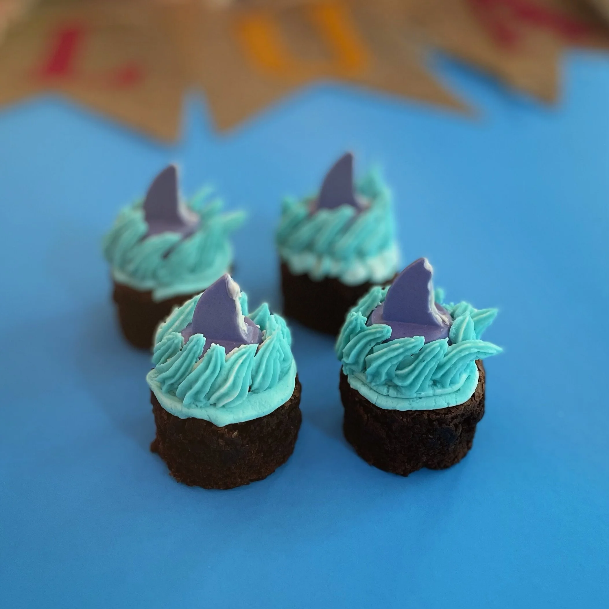 Shark Brownie Bites — Inspiration Apron
