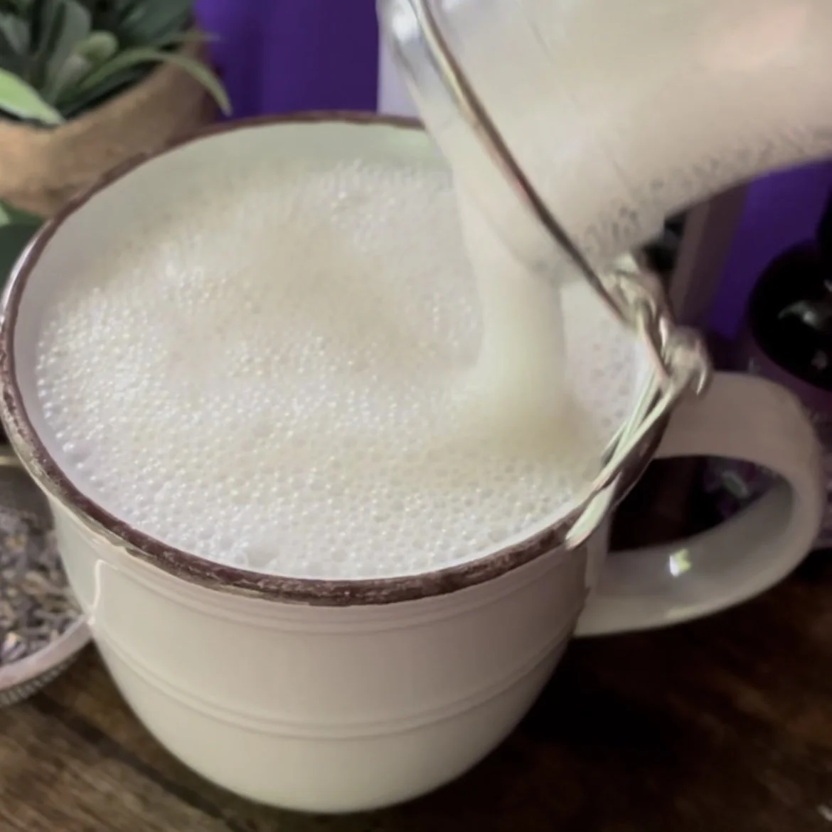 Lavender Vanilla Moon Milk — Inspiration Apron