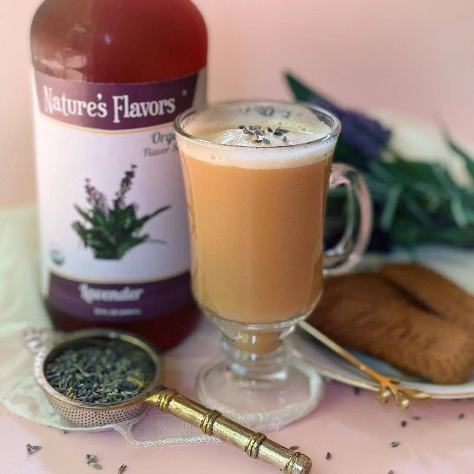 Lavender London Fog Latte — Inspiration Apron