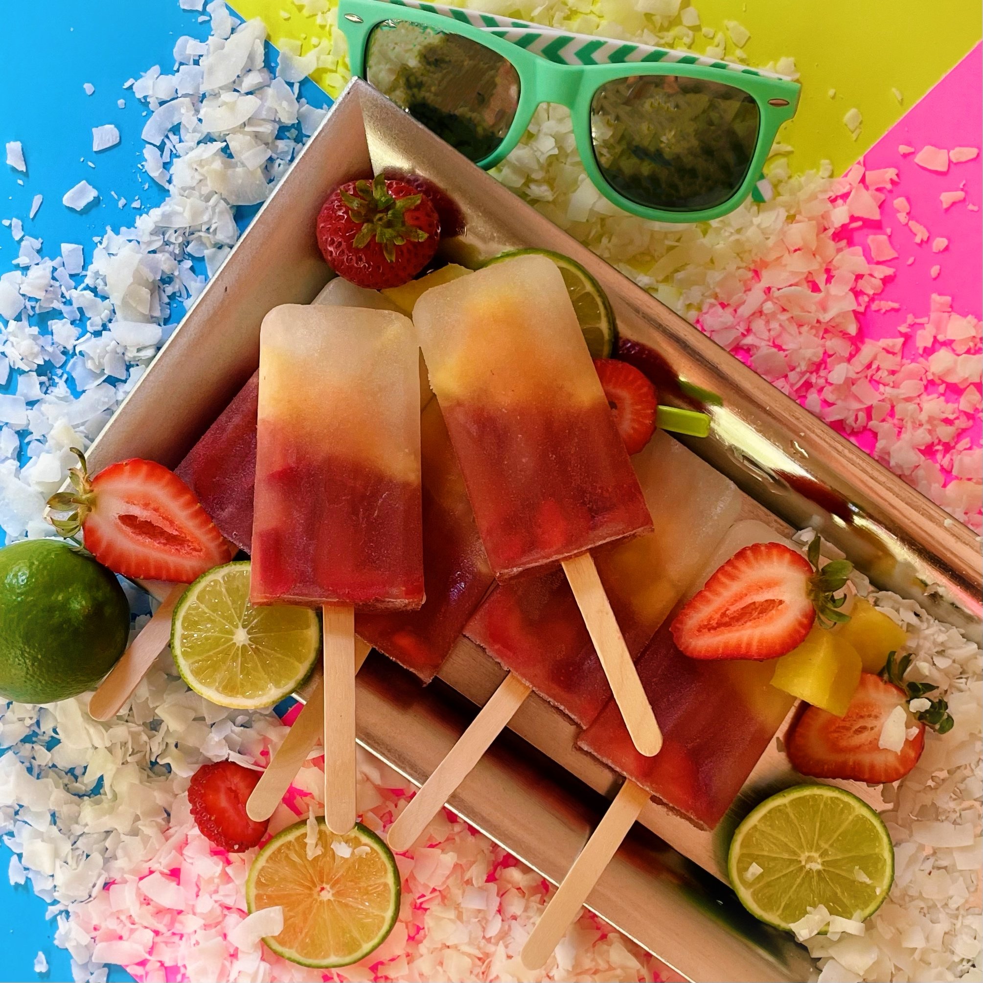 Miami Vice Popsicles — Inspiration Apron