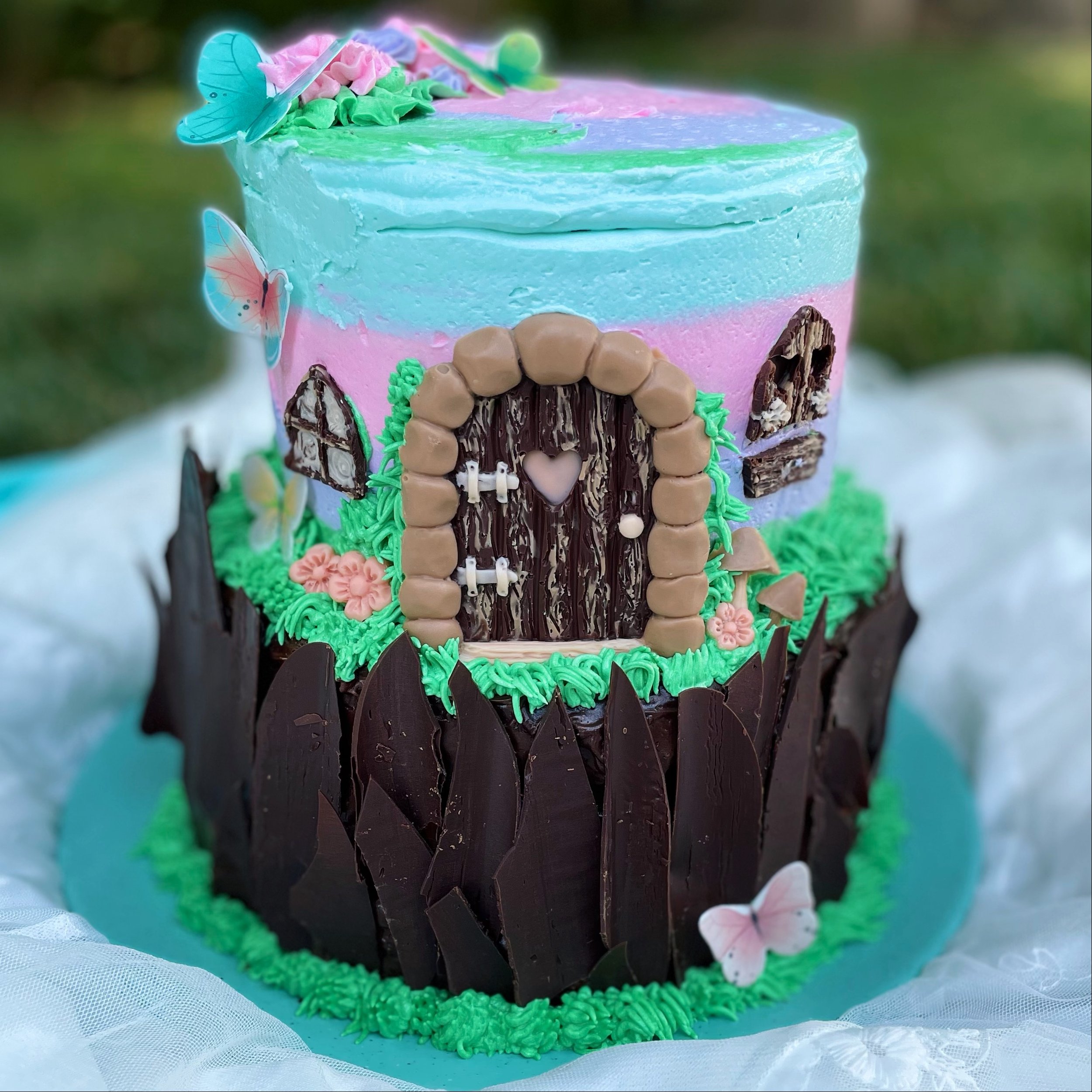 Fairy Tree Stump Cake — Inspiration Apron