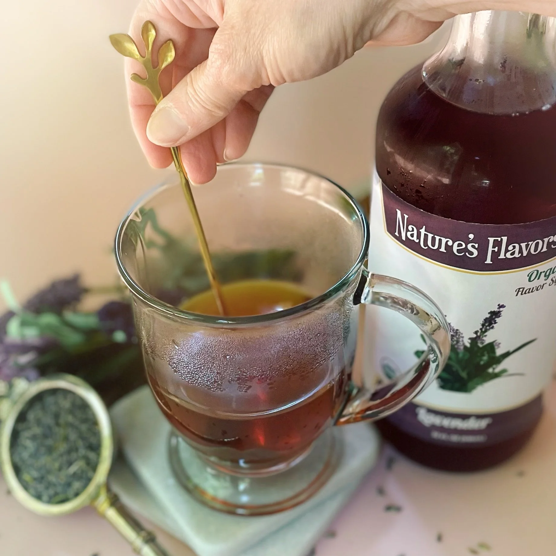 Lavender London Fog Latte — Inspiration Apron