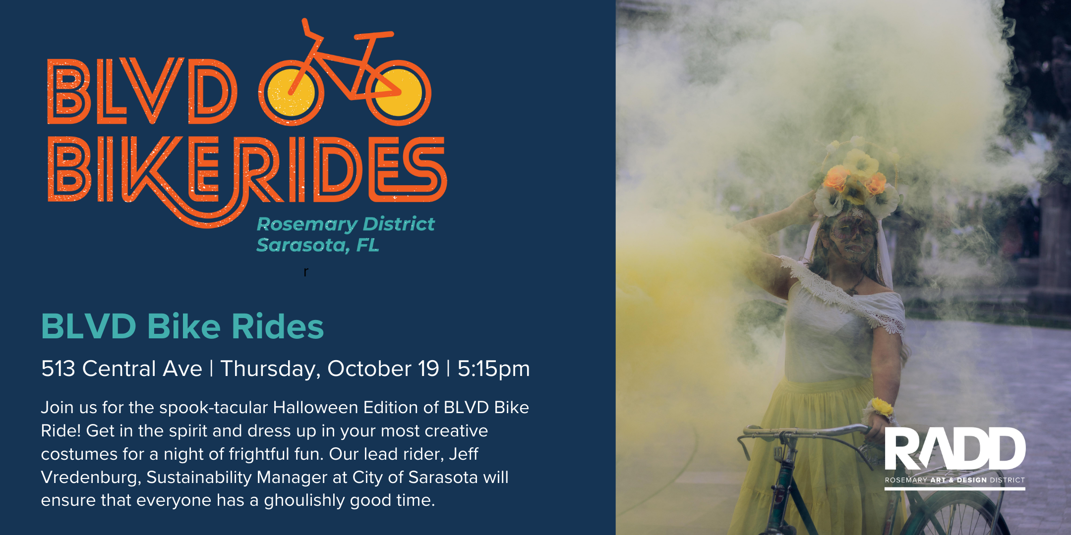 BLVD Bike Ride - Halloween Edition — RADD - Rosemary Art & Design District