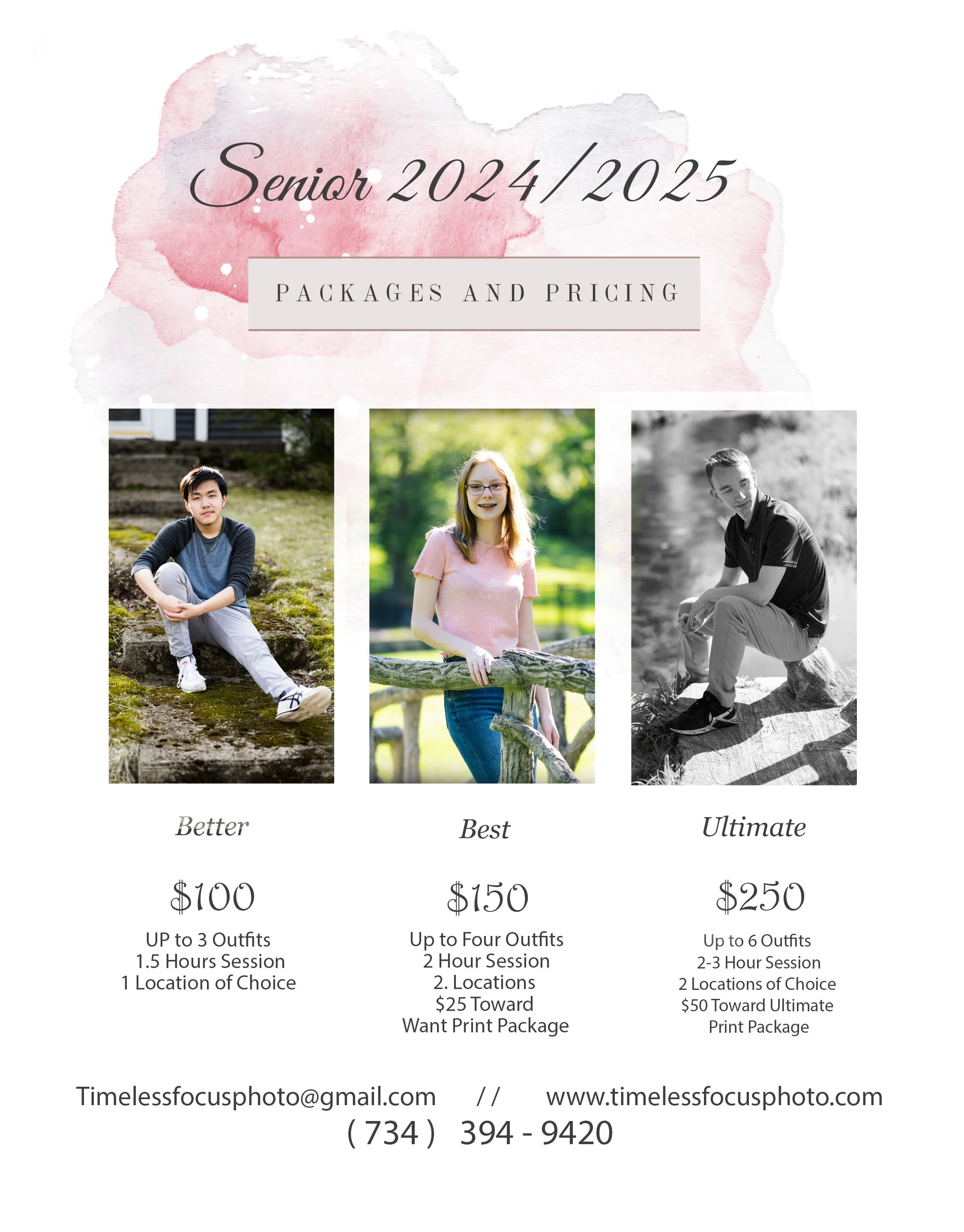 SENIORS 2024/25 — Timeless Focus Photography