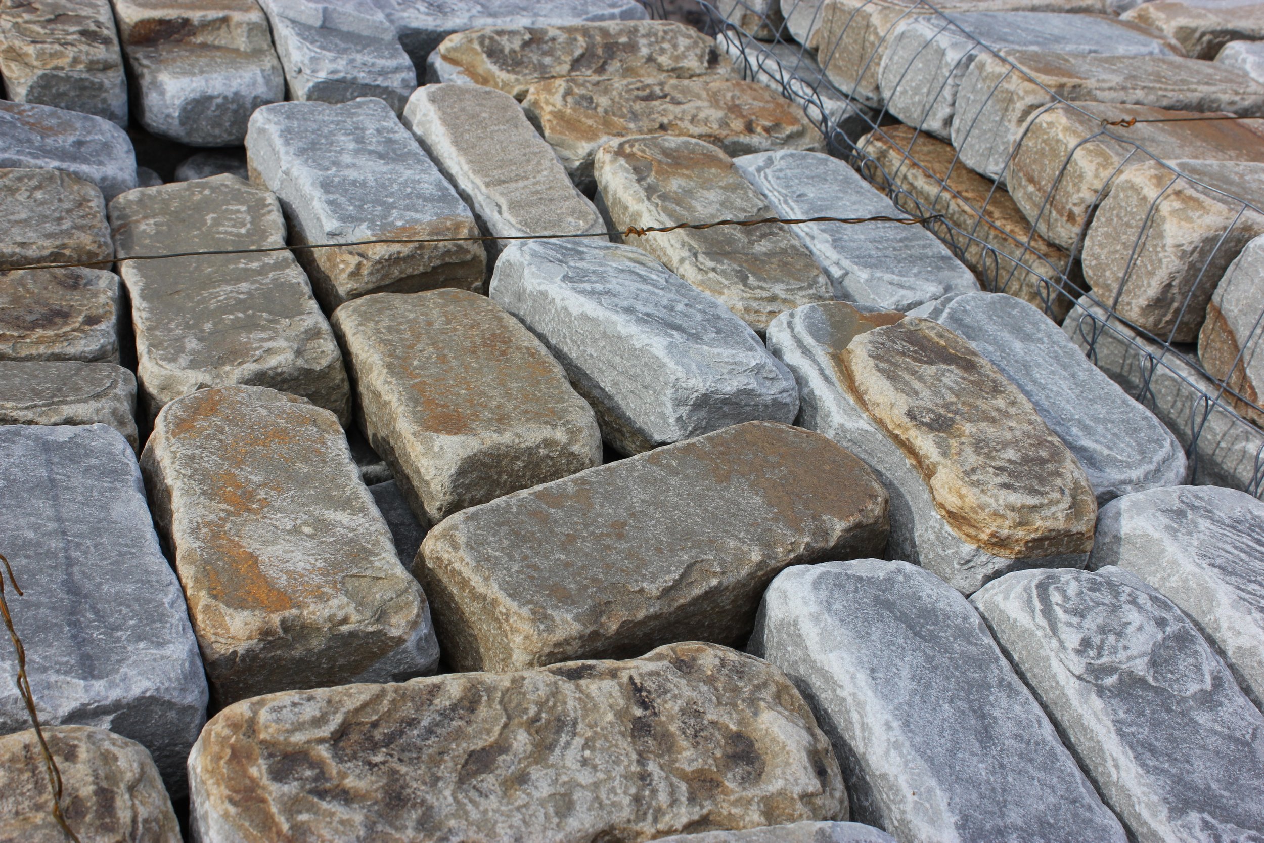 Variegated Tumbled Cobble — Stone For You, LLC