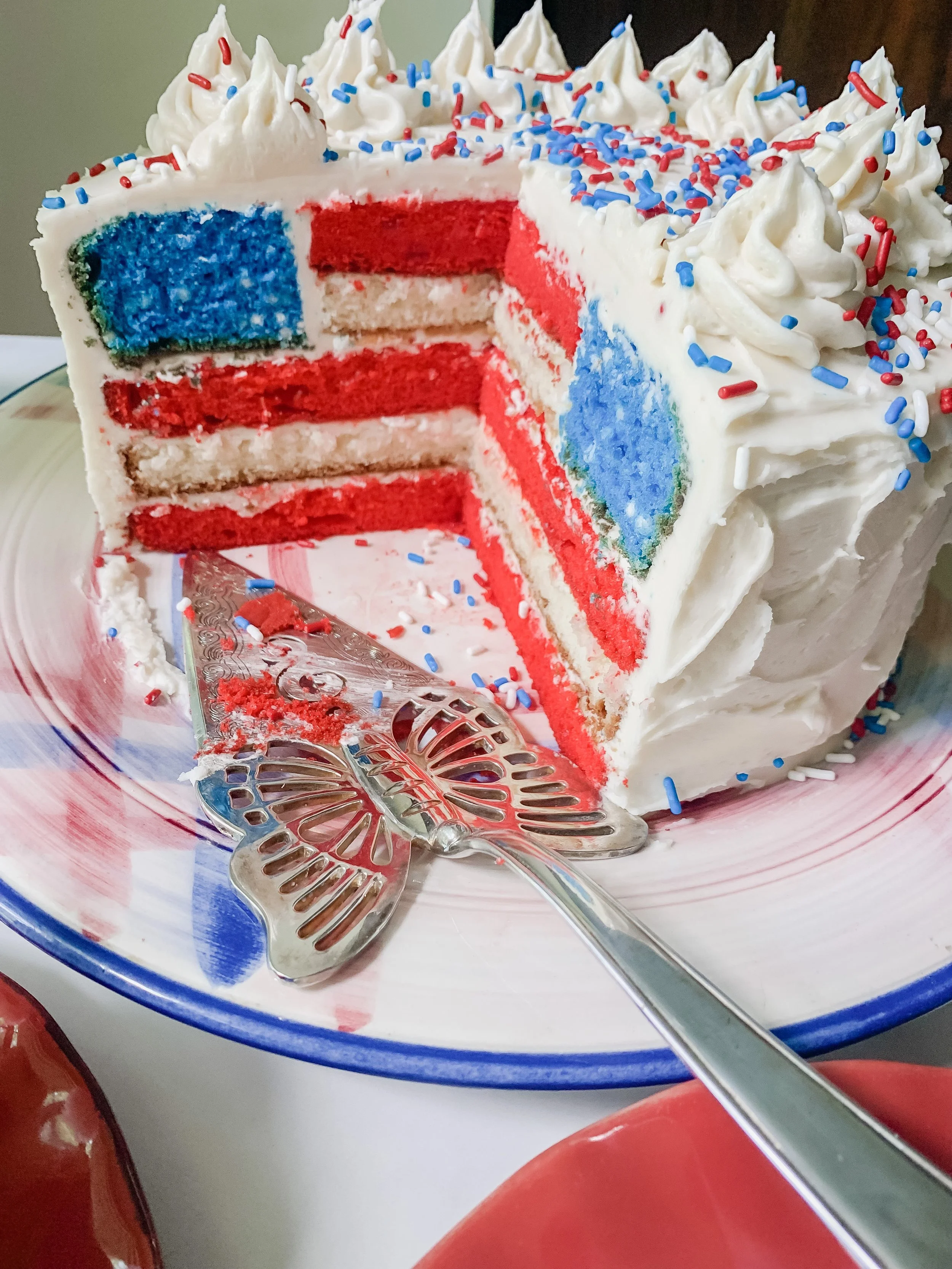 American Flag Cake — Sally's Confections