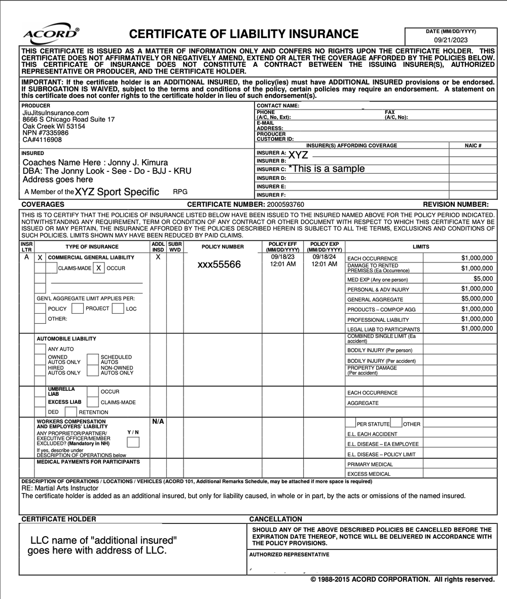 Affordable Insurance for Independent Jiu-Jitsu Coaches | Get Covered Today