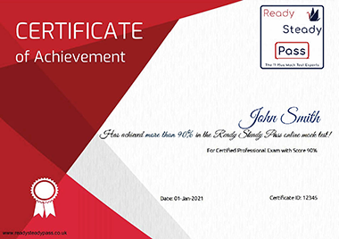 Our Achievement Certificates — Ready Steady Pass