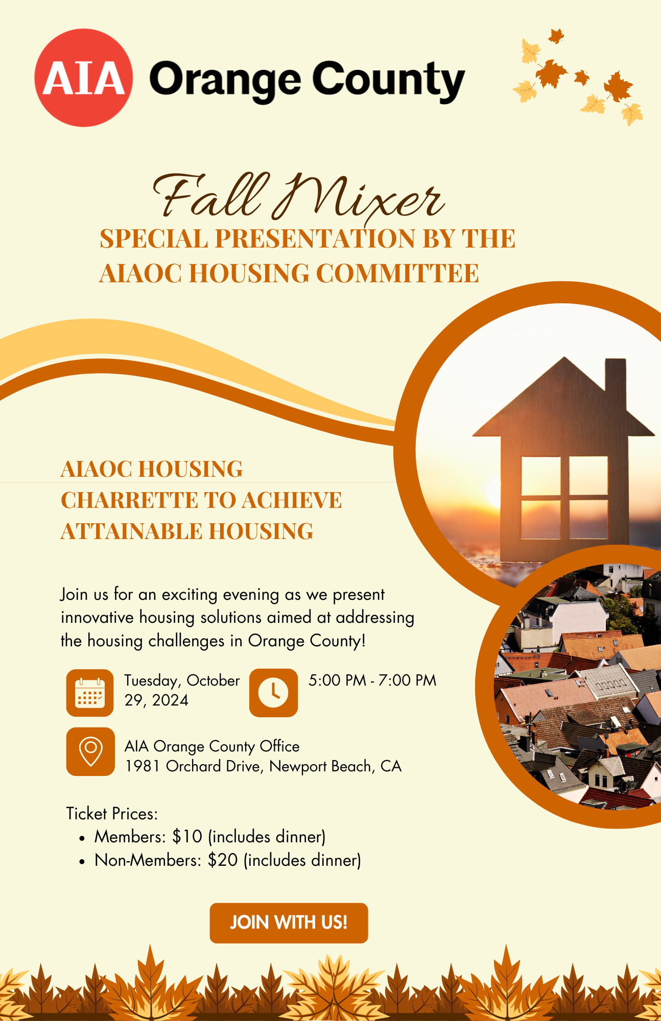 AIA Orange County Fall Mixer and Special Presentation by the AIAOC ...