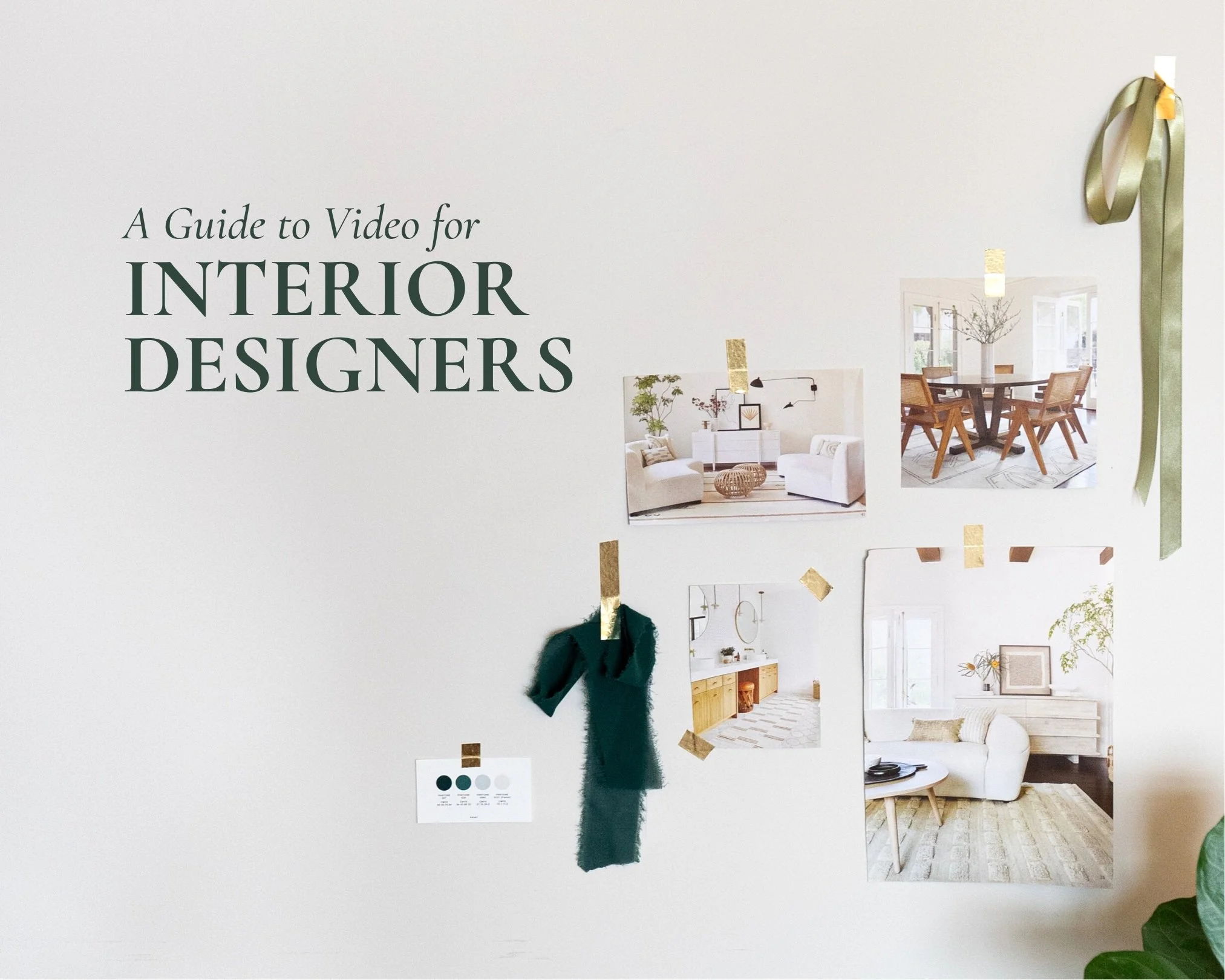 A Guide to Video for Interior Designers — Tripp Films | Creative films ...