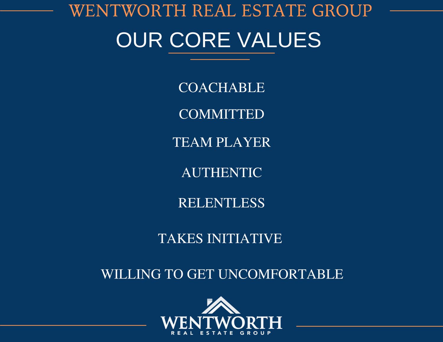Our Core Values — Wentworth Real Estate Group