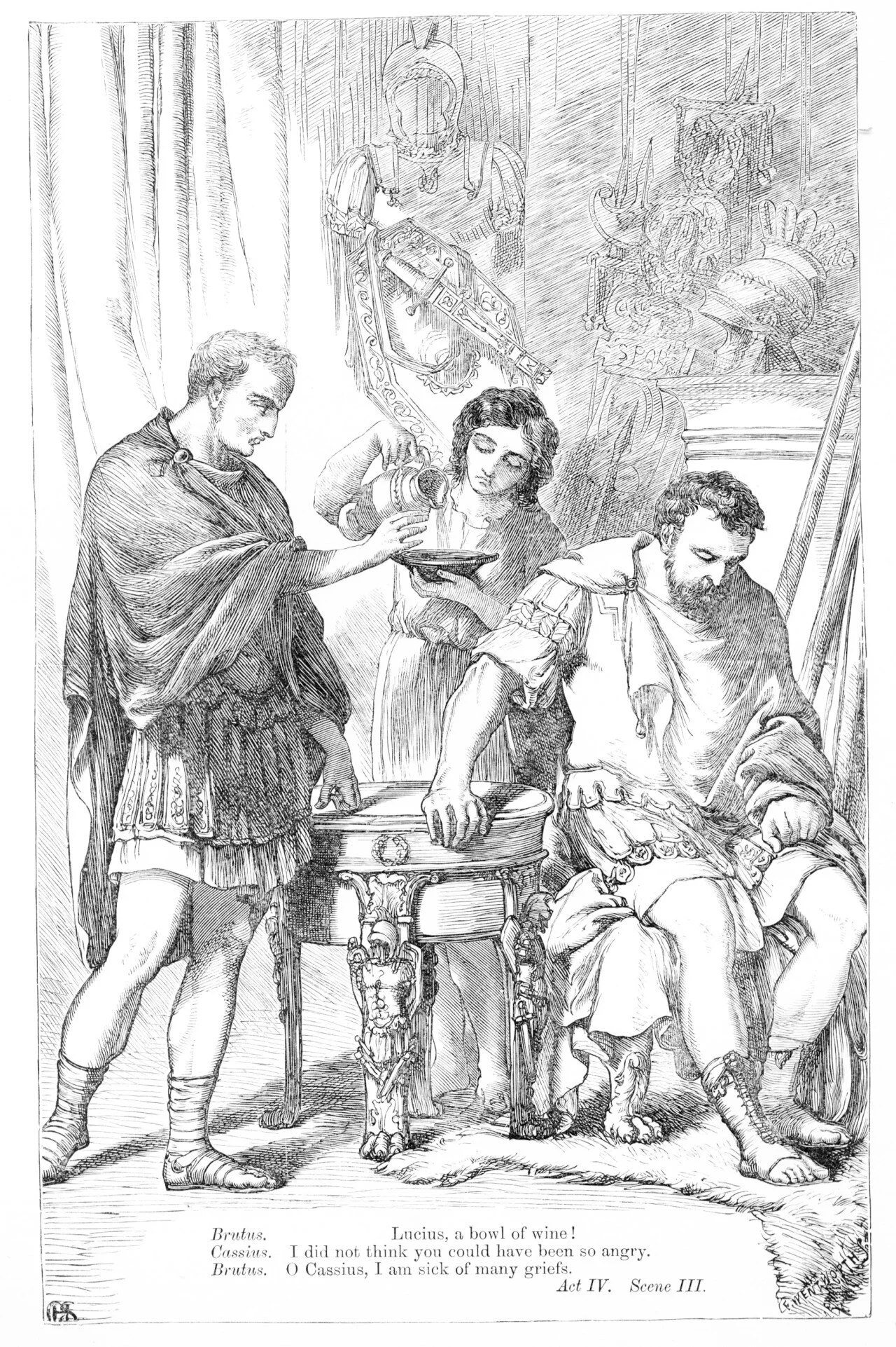 Brutus Julius Caesar Drawing