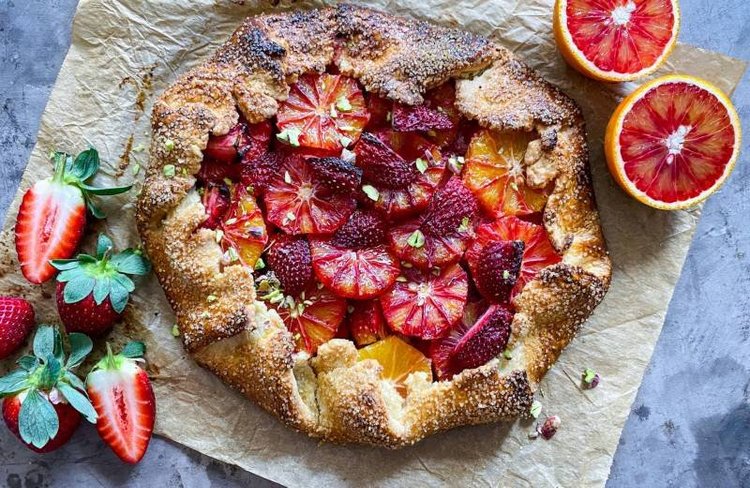 Blood Orange & Strawberry Tarte Tatin — Westridge Fruit & Vegetables